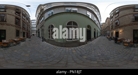 360° view of Kleeblattgasse (Clover Street), Vienna #1 - Alamy