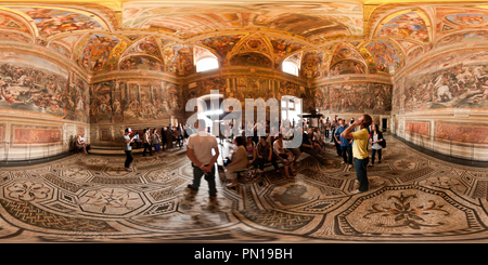 360° view of Roma - Musei Vaticani - Alamy
