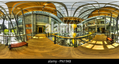 360° view of Elements Too, Retail Center Atrium from Below, Bellevue ...