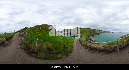 360° view of Carrick A Rede, Northern Ireland #5 - Alamy