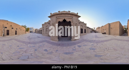 360° view of Bastakiya Old Town Dubai - Alamy
