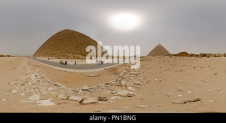 360° view of The Giza Pyramids, Egypt - Alamy