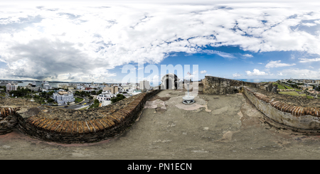 360° view of Fort San Cristobal 2 - Alamy