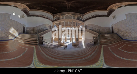 360° view of Spain Square, Seville. Plaza de España de Sevilla ...