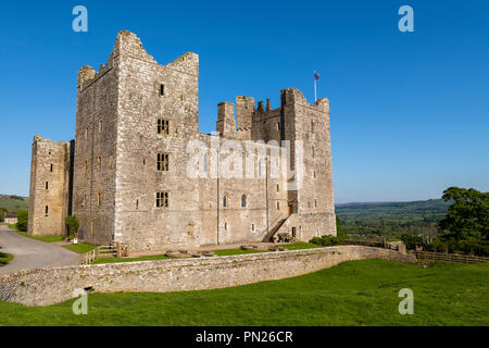 Impressive historic castle ruins (beautiful setting, view of west range ...