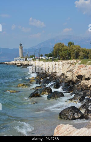 Lighthouse in Patras, Greece Stock Photo - Alamy