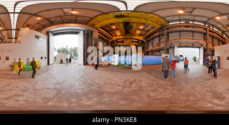 360° view of CERN LHCB Open Days 2013 - Alamy