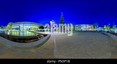 360° view of Canberra - Civic Square Christmas Tree 2012 - Alamy
