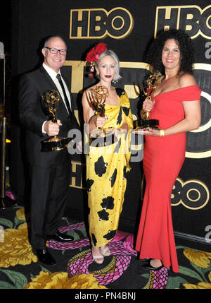 John Damiani, Rachel Hoke, Elisa Marsch 100 arrives at HBO's Post Emmy ...