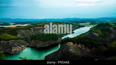 Hunan chenzhou mountain scenery high chair Stock Photo - Alamy