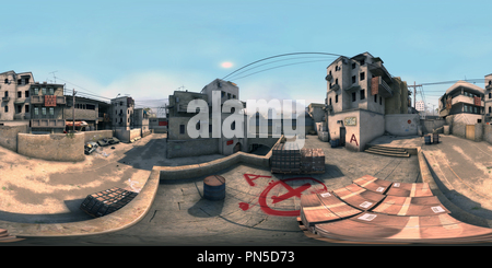 360° view of Dust 2, B, Counter-Strike: Global Offensive - Alamy