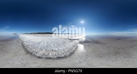 360° view of Great Salt Lake Utah - Alamy