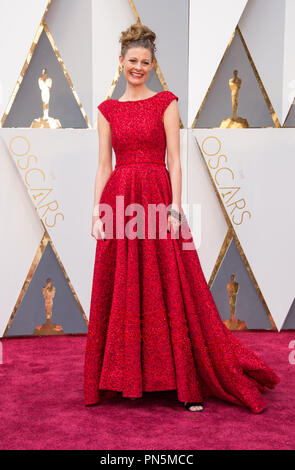 Eva von Bahr arrives at the Oscars on Sunday, March 27, 2022, at the ...