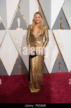 Margot Robbie arrives at the Oscars on Sunday, April 25, 2021, at Union ...