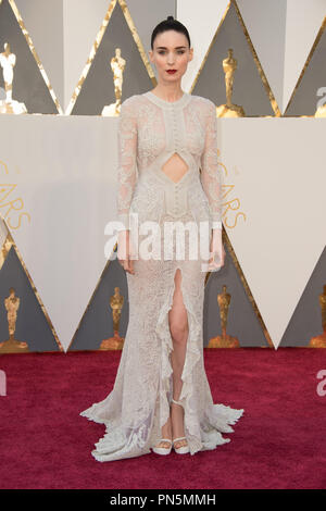 Rooney Mara arrives at the Oscars on Sunday, Feb. 9, 2020, at the Dolby ...