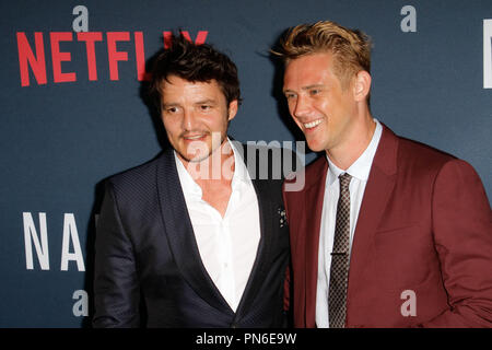 Pedro Pascal and Boyd Holbrook at the Premiere of Netflix's "Narcos ...