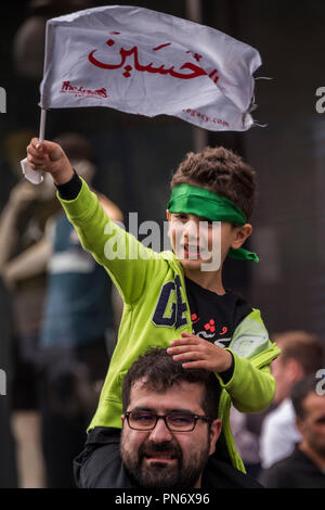 London, UK. 20th Septmber 2018. Ashura Day march - British Muslims ...