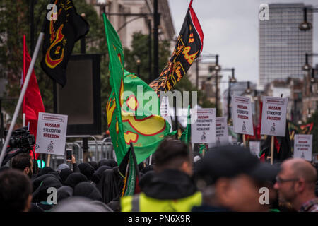 London, UK. 20th Septmber 2018. Ashura Day march - British Muslims ...