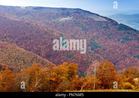 Unusually beautiful sky in the mountains. Beautiful purple sky. Magenta ...
