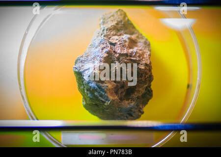Hematite / haematite specimen, mineral form of iron oxide on white ...