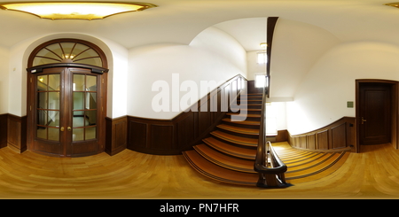 360° view of Steel plant administration, I - Gelsenkirchen - Alamy