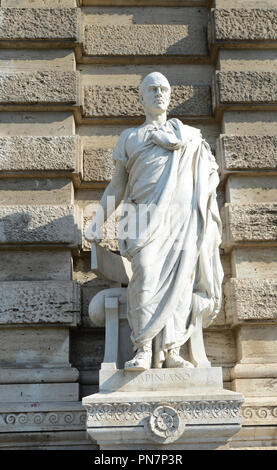 Statue of Papiniano in front of the Palace of Justice in Rome, Italy ...