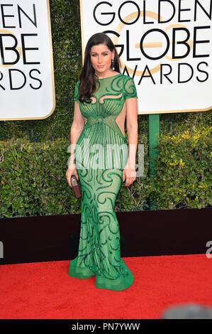 Trace Lysette at the 74th Golden Globe Awards held at the Beverly ...