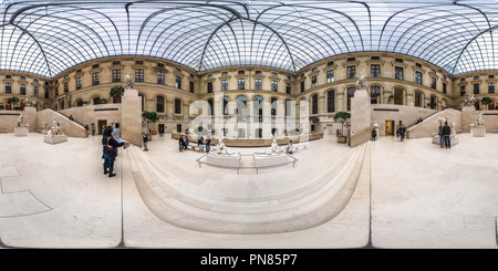 360° view of Louvre Museum Paris - Alamy