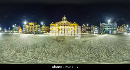 360° view of Dam Square, Amsterdam - Alamy