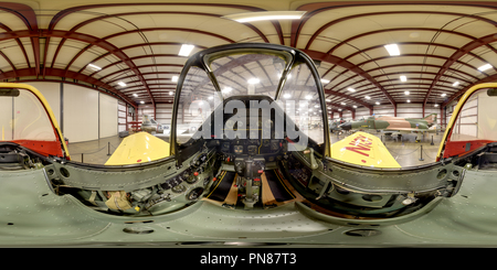 360° view of Anson Johnson P-51D Racer Cockpit Restoration - Alamy