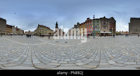 360° view of Market Square 5, Wrocław - Alamy