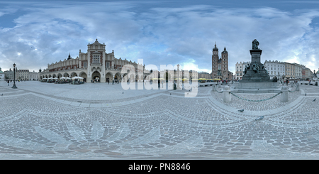 360° view of Kraków Cloth Hall 6 - Alamy