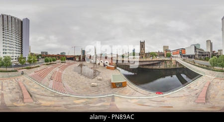 360° view of Manchester Cathedral Victoria Street Manchester United ...