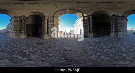 360° view of Budapest - Budai Vár - Castle of Buda - Hungary - Alamy
