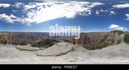 360° view of Grand Canyon North Rim - Bright Angel Point - Alamy