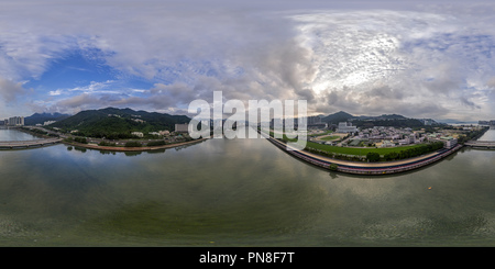 360° view of Shing Mun River(馬料水城門河), Ma Liu Shui, NT, HK - Alamy