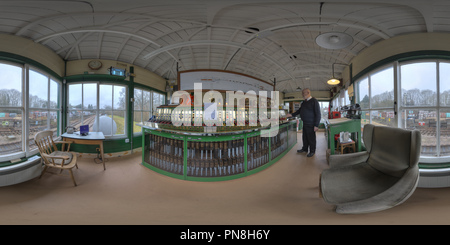 360° view of Kingscote north signal box on the Bluebell Railway - Alamy