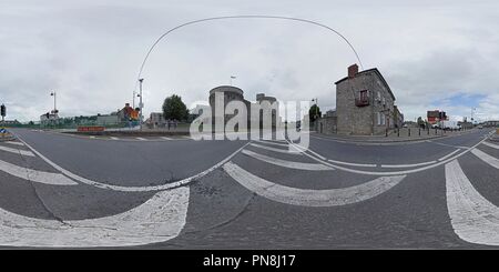 360° view of Limerick - King John's Castle, View II - Alamy