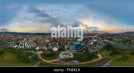 360° view of Sunset in National Taiwan Science Education Center - Alamy