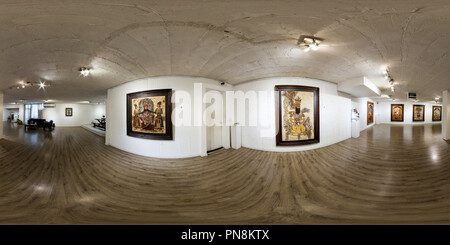 360° view of Seyhoun Art Gallery Dec 2016 Saed Khazaei Dream Of Fatali ...