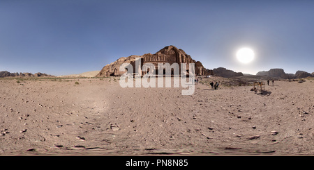 360° view of The Palace Tomb - Petra - Alamy