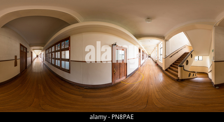 360° view of Nostalgic former Toyosato Elementary School in Japan 06 ...