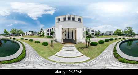 360° view of Nostalgic former Toyosato Elementary School in Japan 06 ...