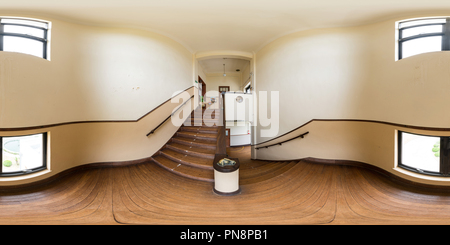 360° view of Nostalgic former Toyosato Elementary School in Japan 06 ...