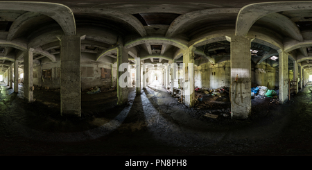 360° view of Trace of waste coal mine hopper in Hokkaido, Japan 06 - Alamy