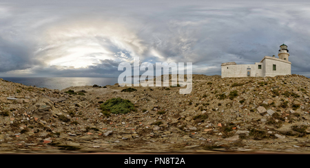 360° view of Prasonisi Lighthouse, Rhodes - Alamy