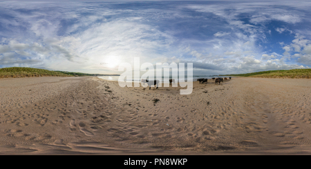 360° view of UK - Northern Ireland - White Park Bay 2 - Alamy