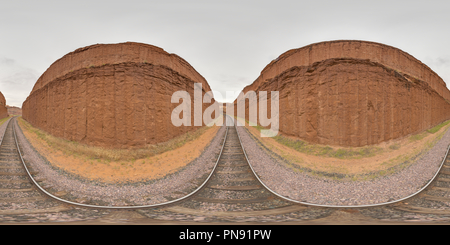 360° view of Potash Branch Union Pacific Railroad 2017 - Alamy