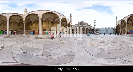 360° view of Blue Mosque, Istanbul - Alamy