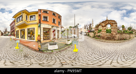 360° view of Blue Mosque, Istanbul - Alamy